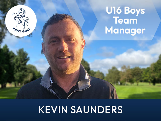 Meet our new U16 Boys Team Manager Kevin Saunders :: Kent Golf - Events, News & Other Information
