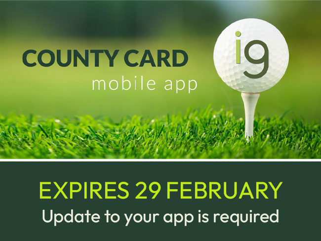 County Card app refresh is required :: Kent Golf - Events, News & Other ...