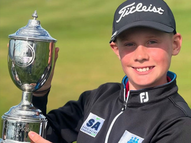 Alexander Dunmall (Kings Hill and Knole Park) wins the U12 Boys ...